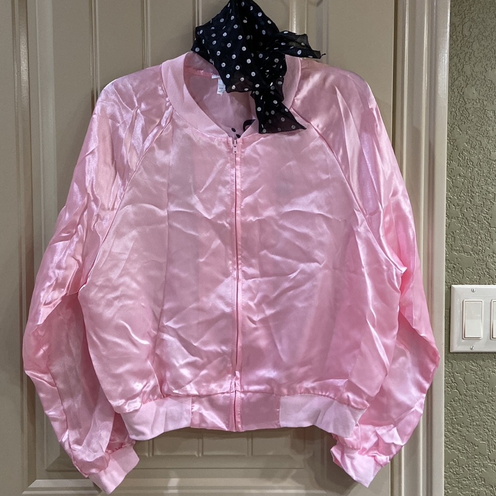 Pink Ladies Costume Jacket By California Costume. Euc! - Gem